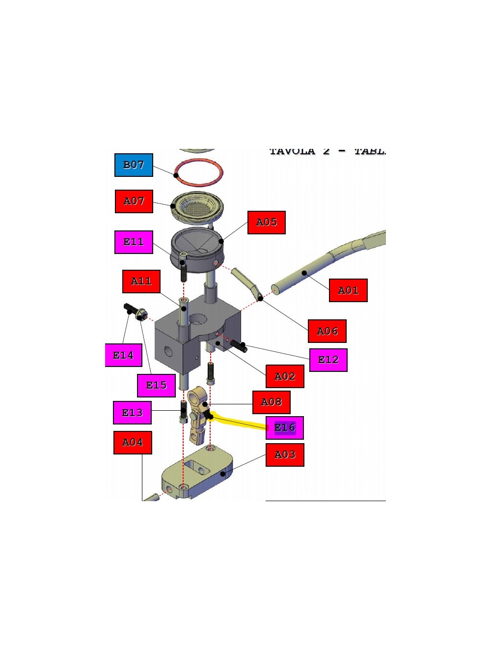 Vite grano 8x20 per la macchina La Piccola line Piccola - tuttocaffe24.it